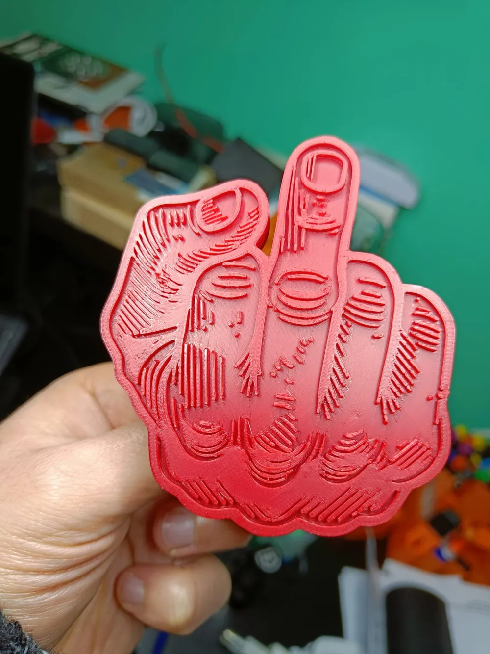 The Middle Finger Stamp (Graffiti Style) by Piuppi MakerWorld: Download ...