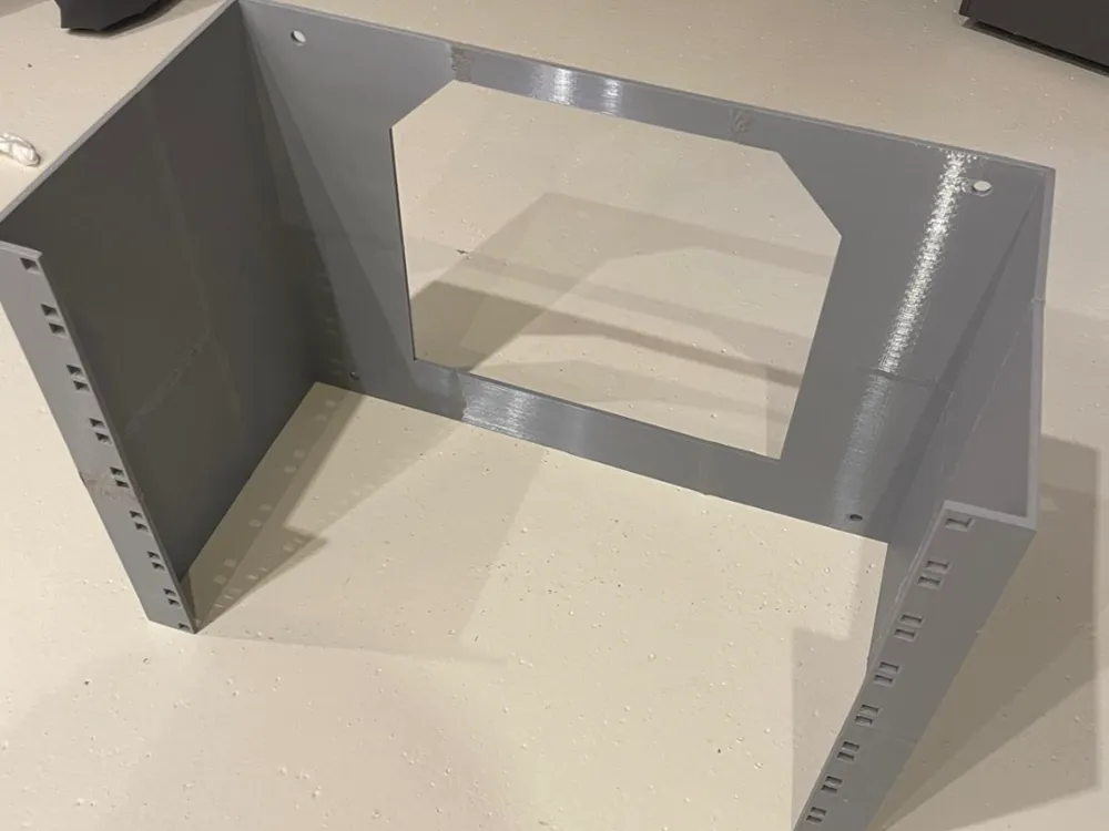 19 inch server rack 8units wallmount by abesmelody - MakerWorld