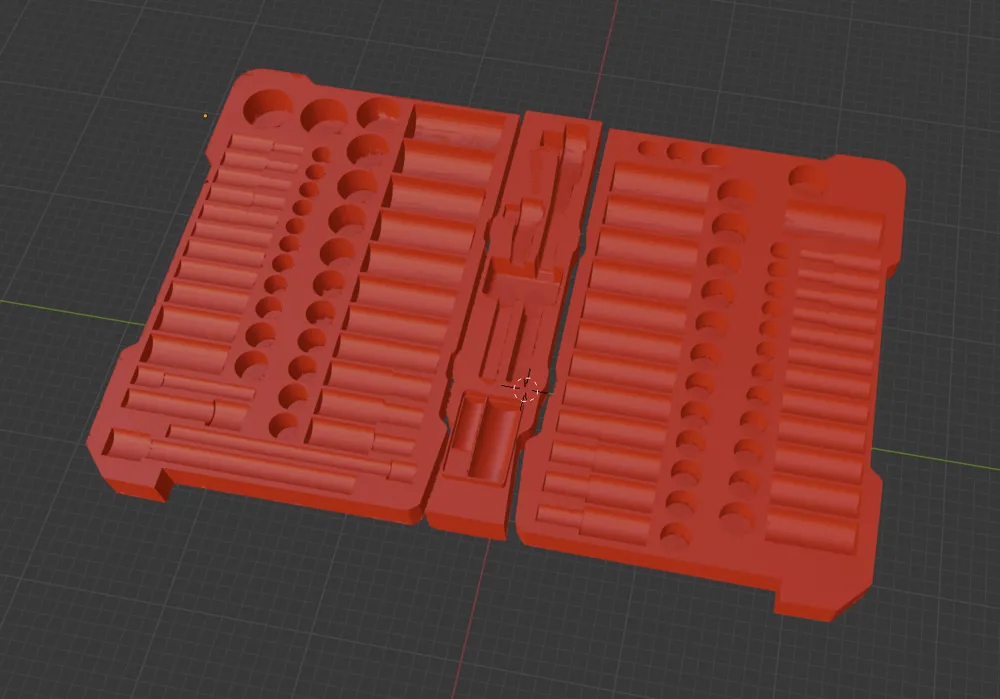 Socket insert for Milwaukee low profile Packout by blwilli MakerWorld ...