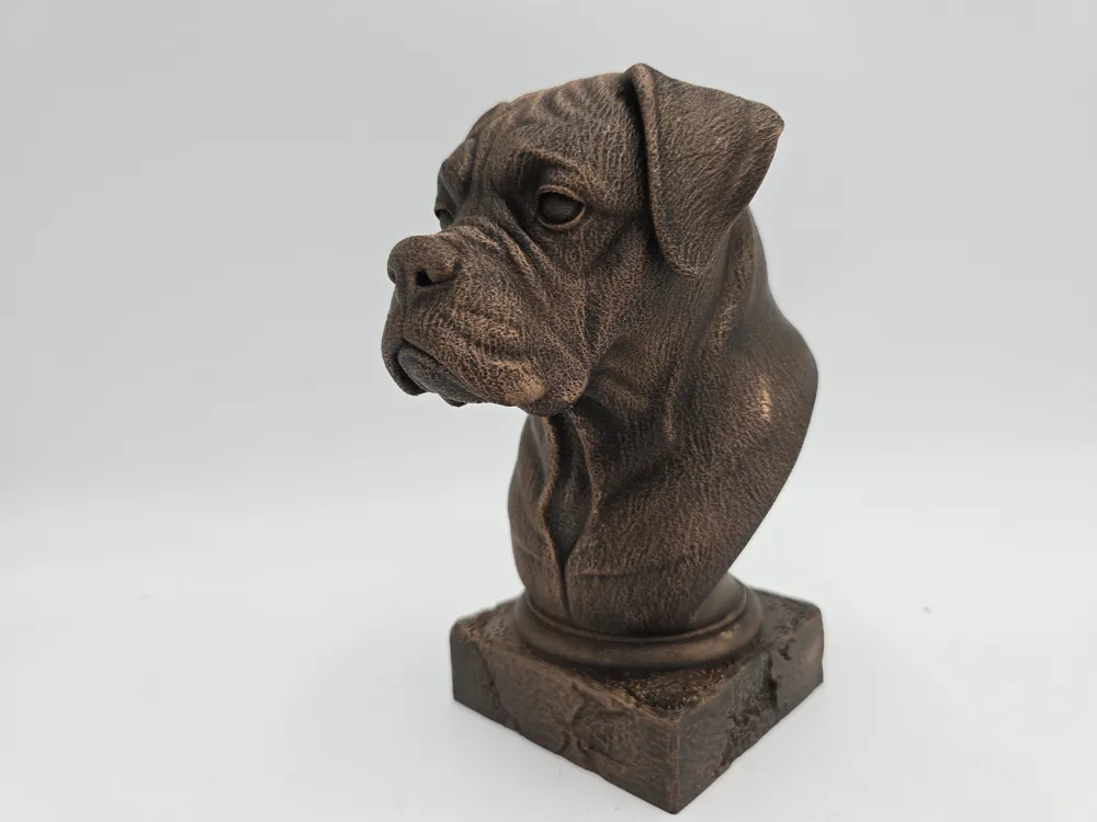 BOXER BUST - Free 3D Print Model - MakerWorld