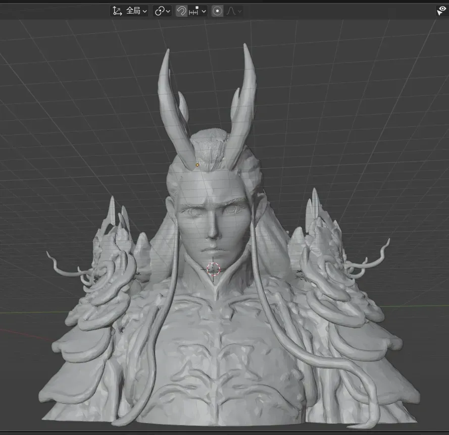 Ao Guang, the Dragon King of the East China Sea, Bust by user ...