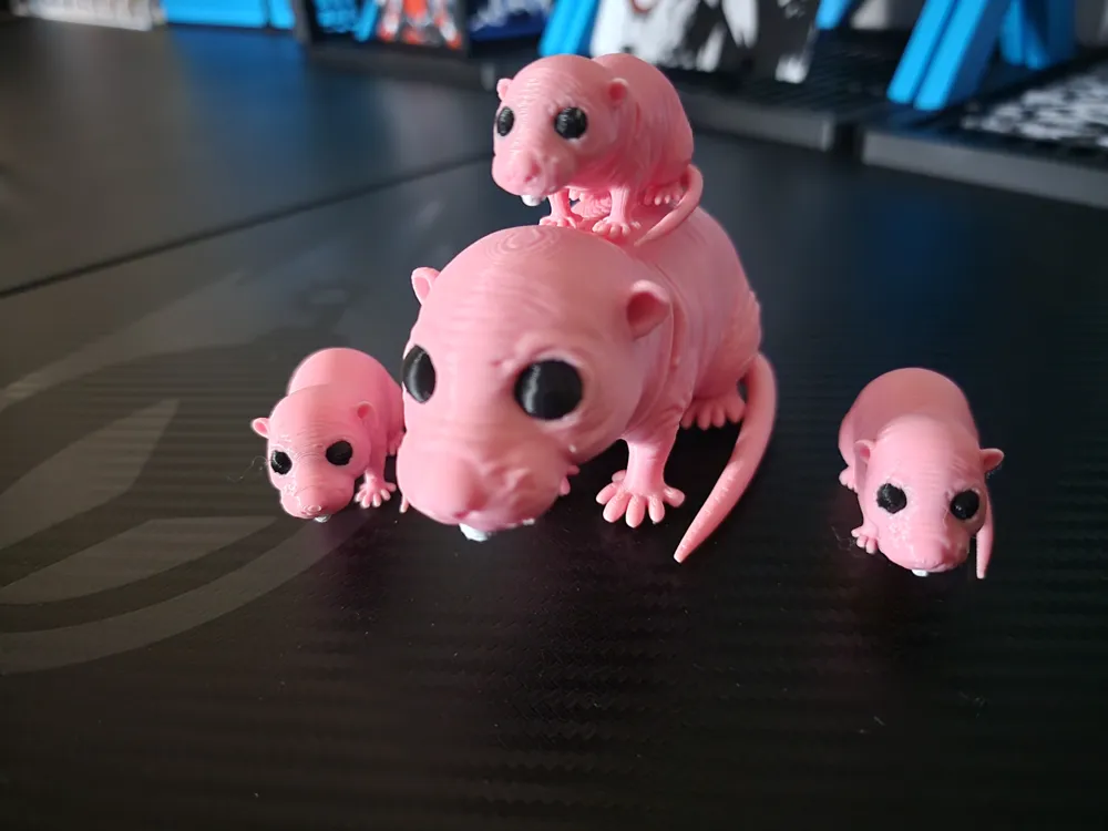 Naked Mole Rat - Free 3D Print Model - MakerWorld