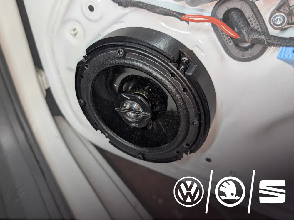 Speaker Adaptors - VW Up, SEAT Mii, Škoda Citigo - Free 3D Print Model ...