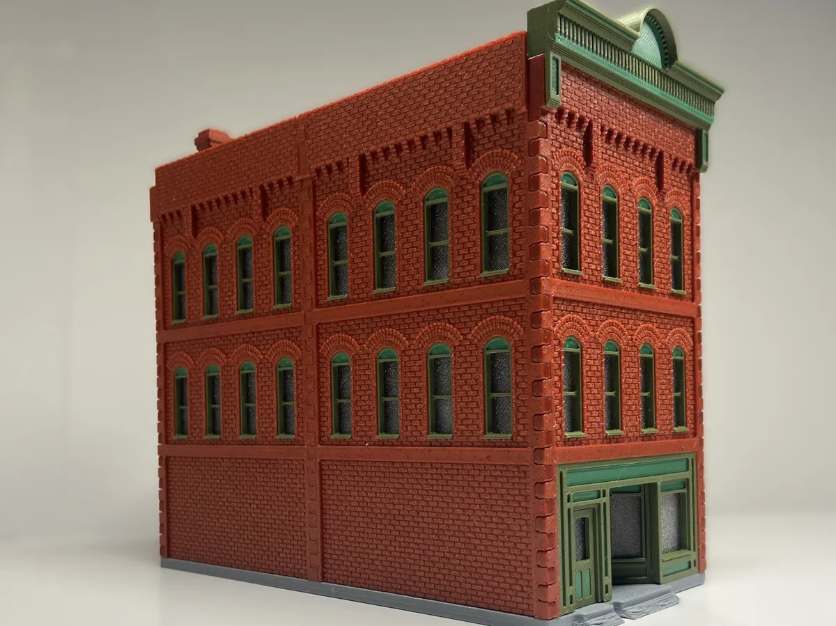 Spencer Gebäude 1899, Spur H0 – Kostenloses 3D-Druckmodell – MakerWorld