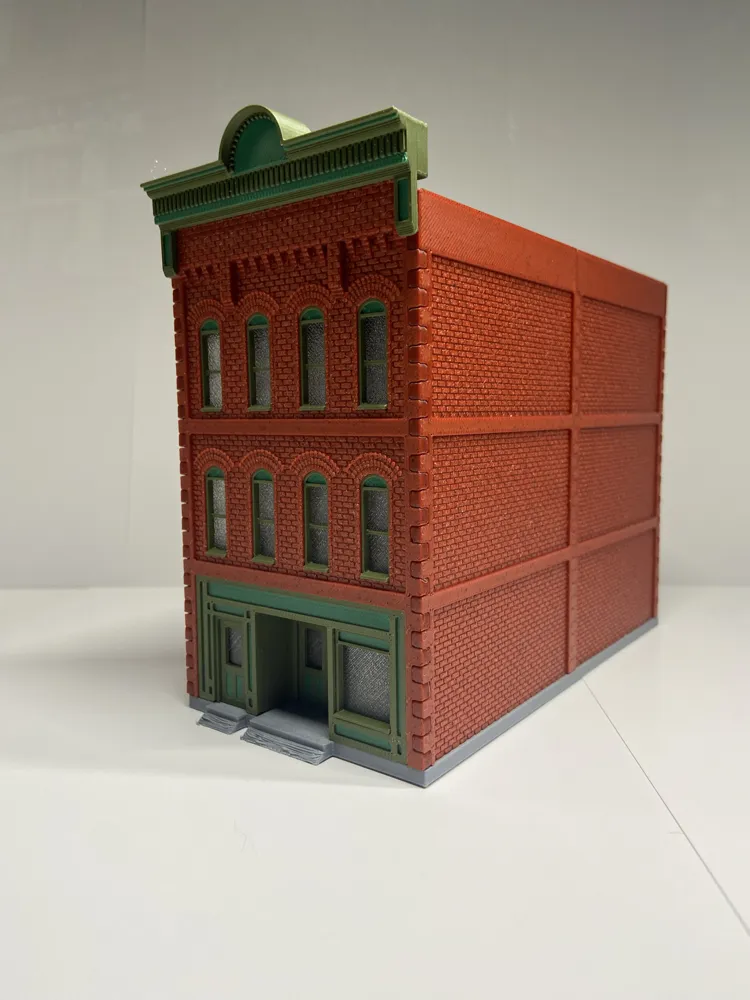 Spencer Gebäude 1899, Spur H0 – Kostenloses 3D-Druckmodell – MakerWorld