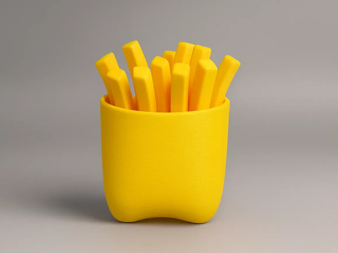 Fries box - Free 3D Print Model - MakerWorld