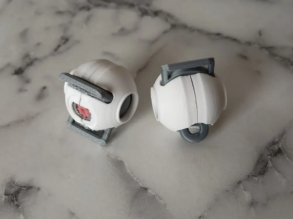 Portal Wheatley keychain - Free 3D Print Model - MakerWorld