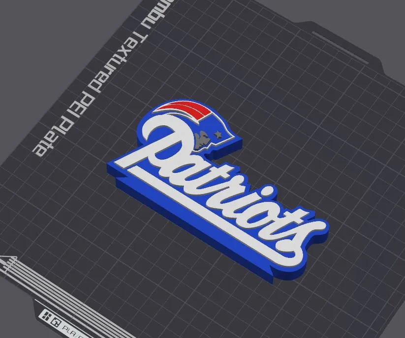 New England Patriots Logo by 5kyrunn3r - MakerWorld