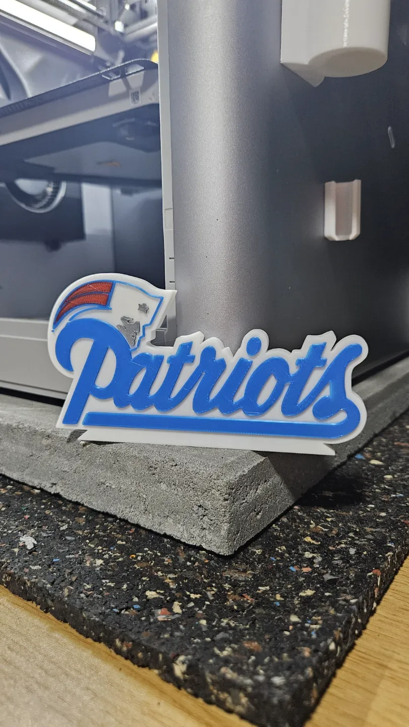 New England Patriots Logo by 5kyrunn3r - MakerWorld