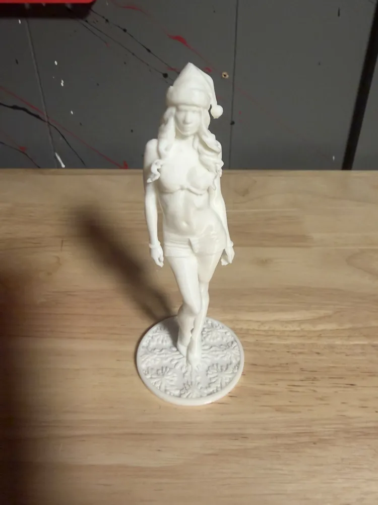 Sexy Christmas Pin-up Girl 4 by cole MakerWorld: Download Free 3D Models