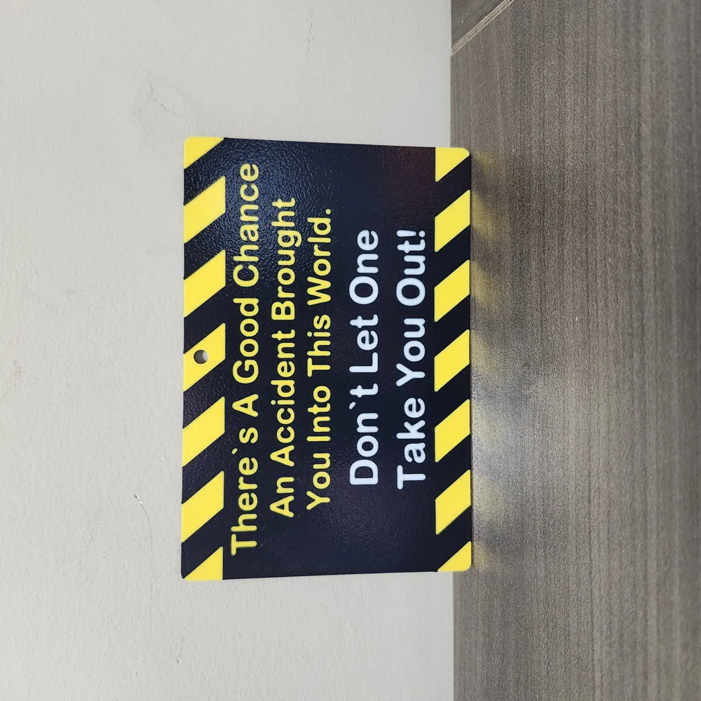 Funny Safety Sign by ZombieGoat MakerWorld: Download Free 3D Models