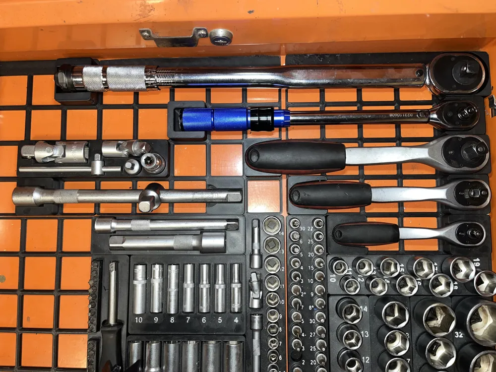 Gridfinity Tool organizer (METRIC) - Free 3D Print Model - MakerWorld