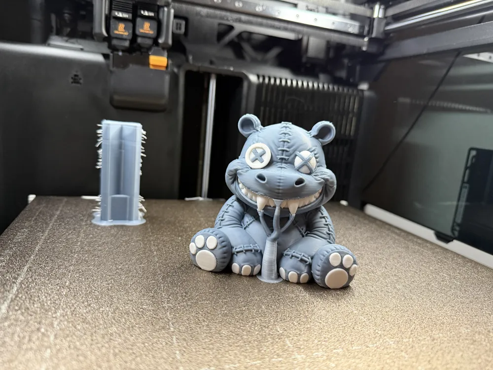 Horror Hippo – Cute. Creepy. Original. - Free 3D Print Model - MakerWorld