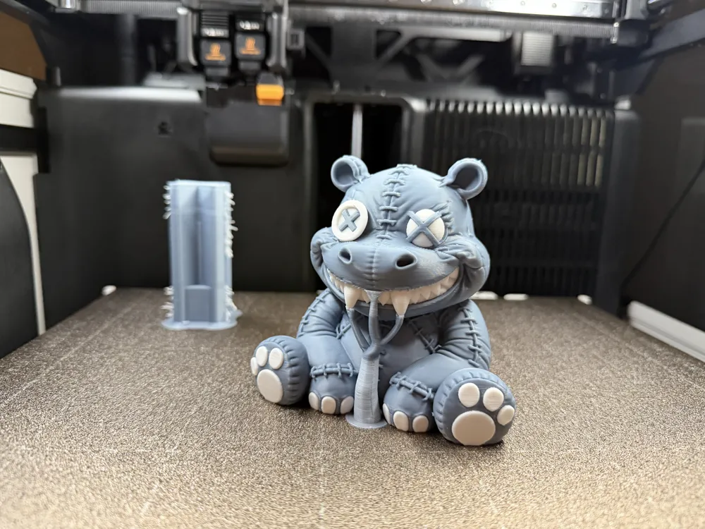 Horror Hippo – Cute. Creepy. Original. - Free 3D Print Model - MakerWorld