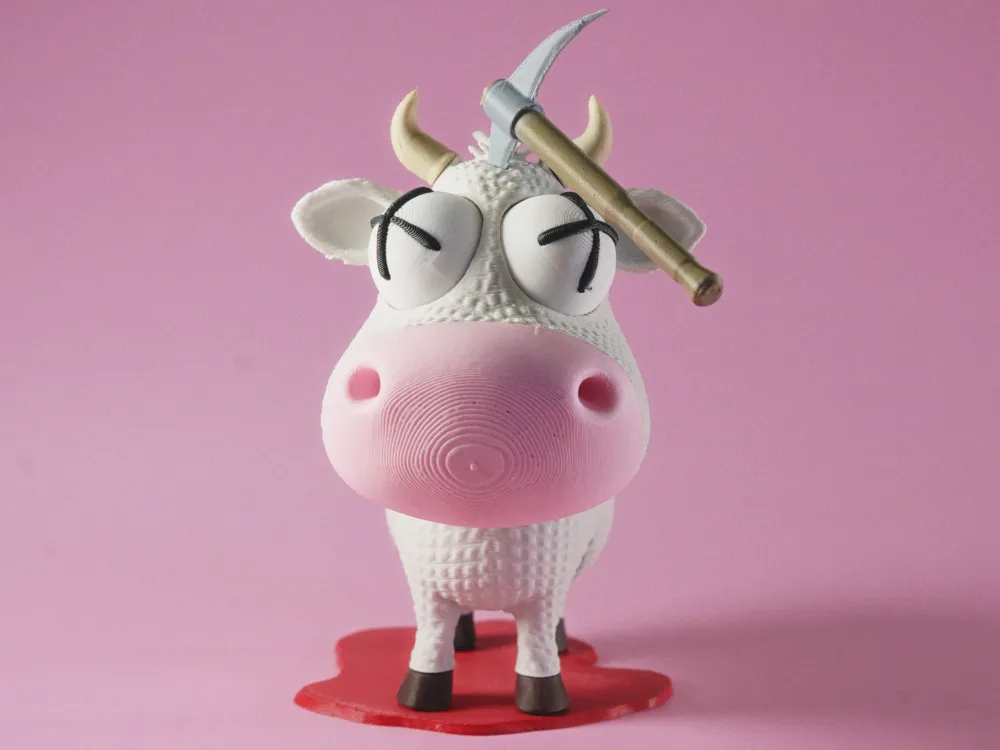 Cute But Killed: Angus The Cow - Free 3D Print Model - MakerWorld