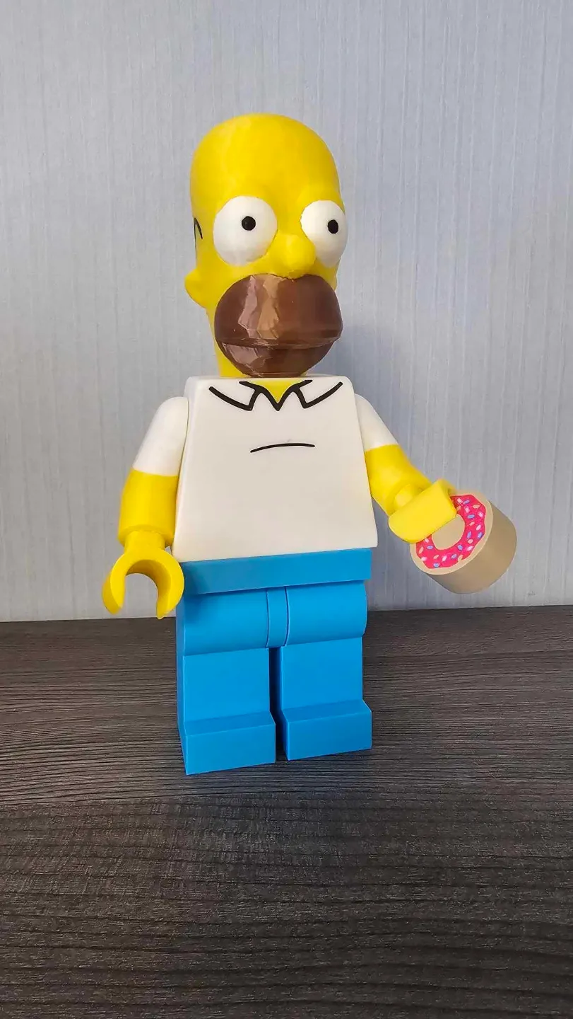 Big Brick * The Simpsons * Homer Simpson by cBoLsmUiEc - MakerWorld