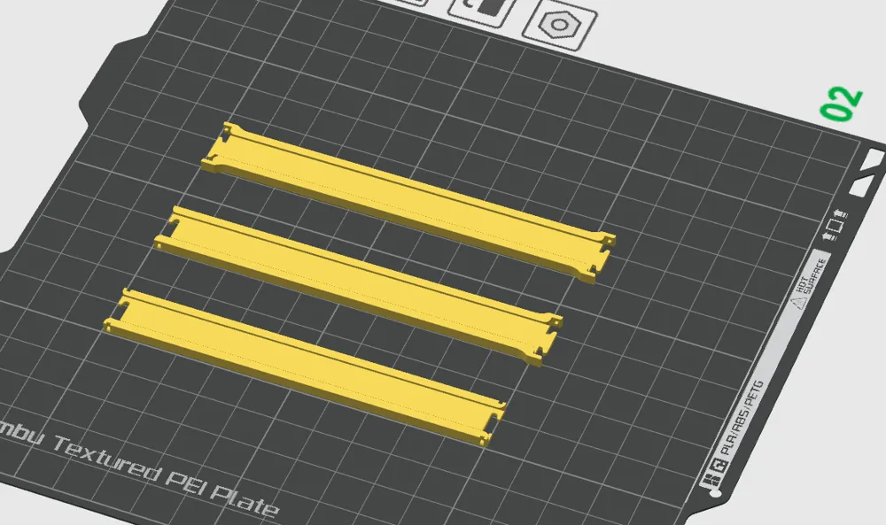 Minimal LED Strip Hoder for (LED 10mm) - Free 3D Print Model - MakerWorld