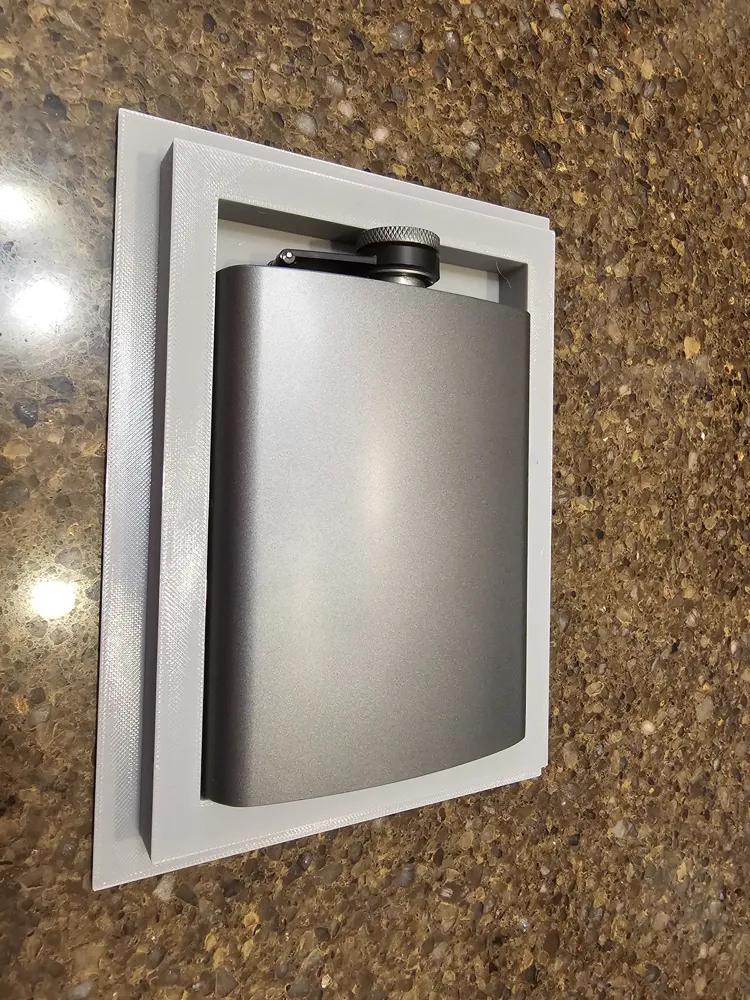Jig for Laser Engraving Flask - Free 3D Print Model - MakerWorld