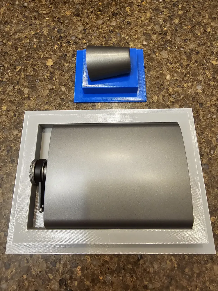 Jig for Laser Engraving Flask - Free 3D Print Model - MakerWorld