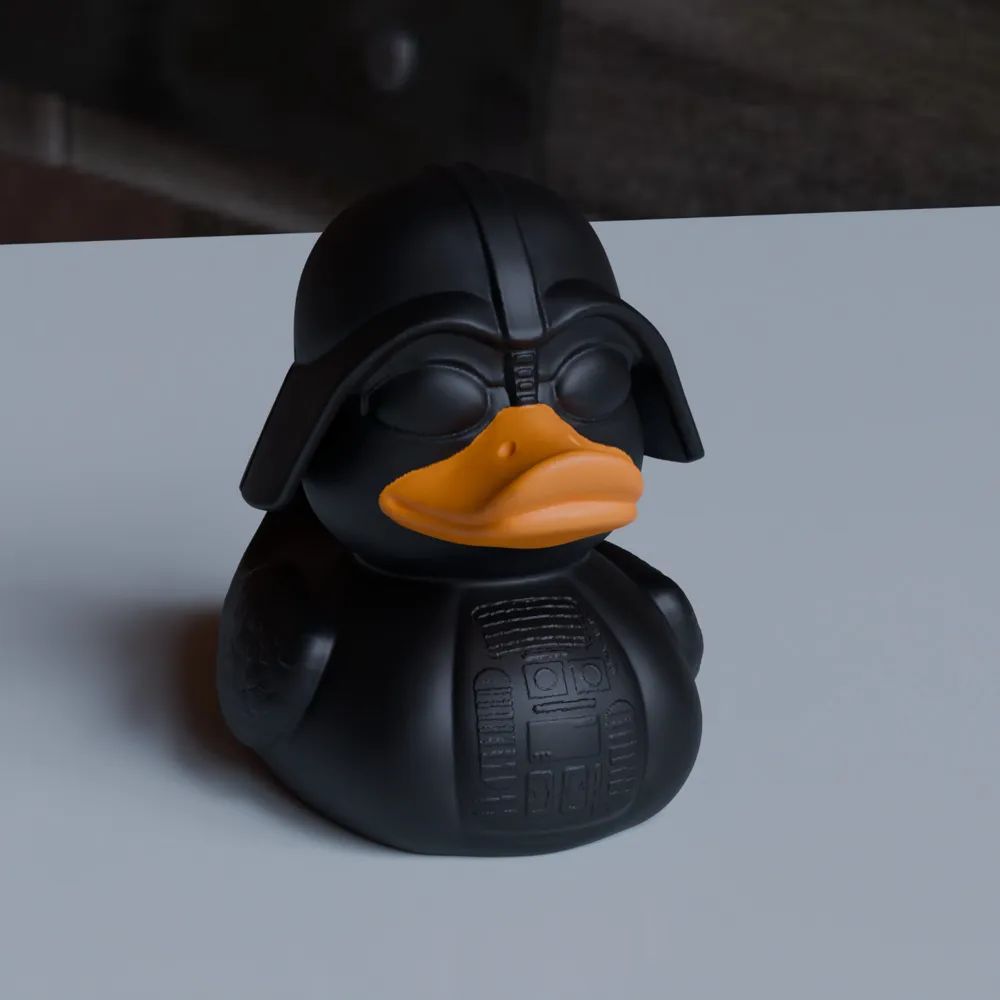 Darth Vader Rubber Duck Funny Star Wars Toy Ducky - Free 3D Print Model ...