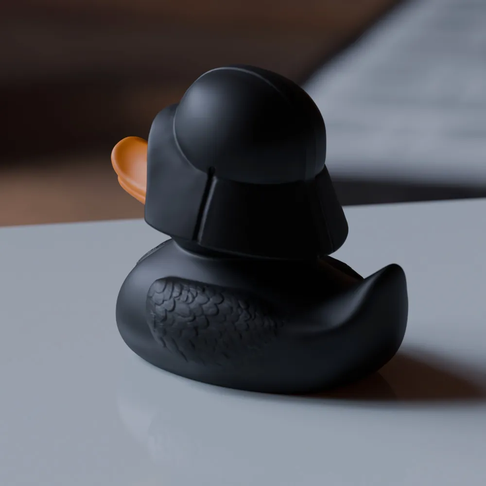 Darth Vader Rubber Duck Funny Star Wars Toy Ducky - Free 3D Print Model ...