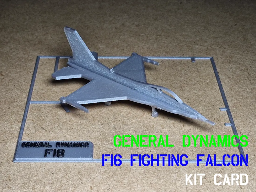 F16 Falcon kitcard by 3D_maker - MakerWorld