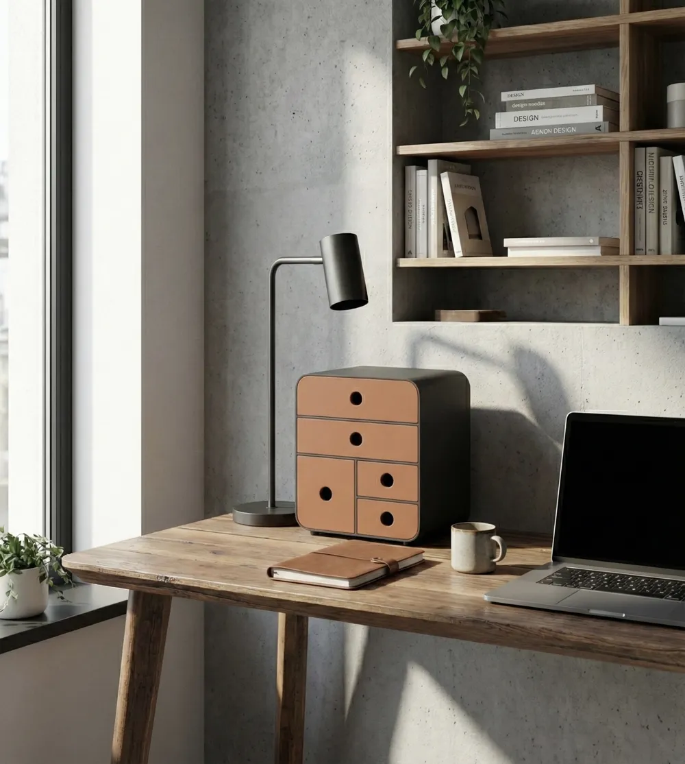 Minimalist Rounded Desk Organizer - Free 3D Print Model - MakerWorld
