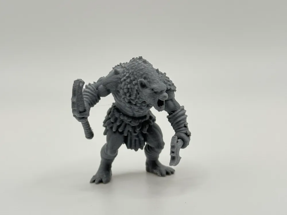 DnD Miniature Wolfkind by wif1973 - MakerWorld