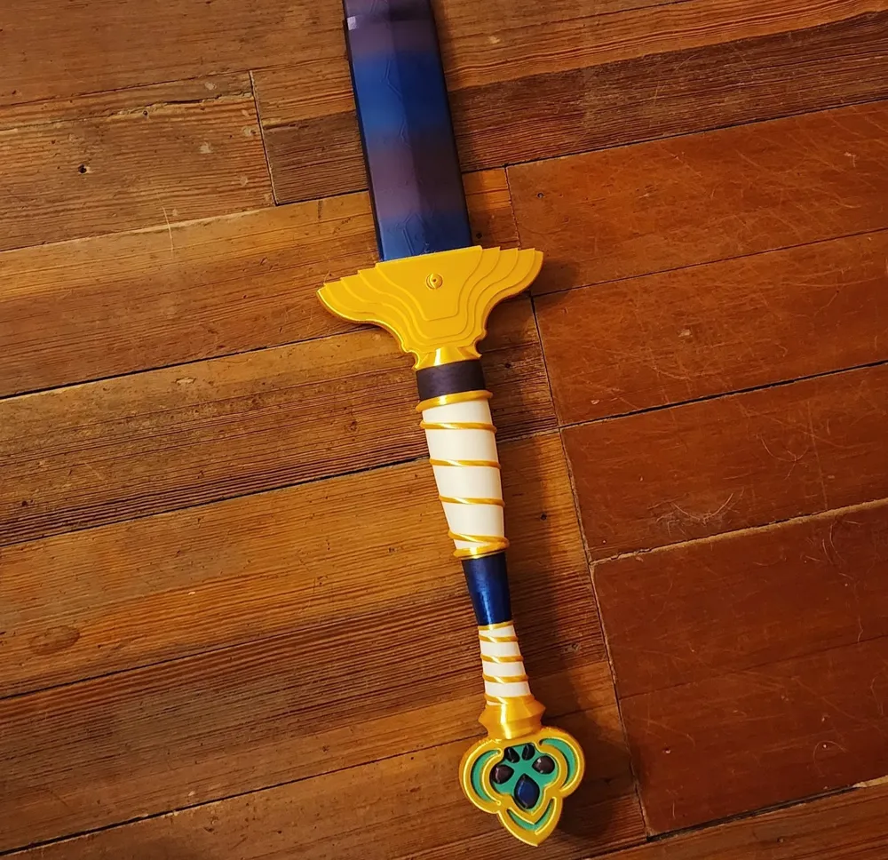 Light up, Collapsible Sword - Free 3D Print Model - MakerWorld