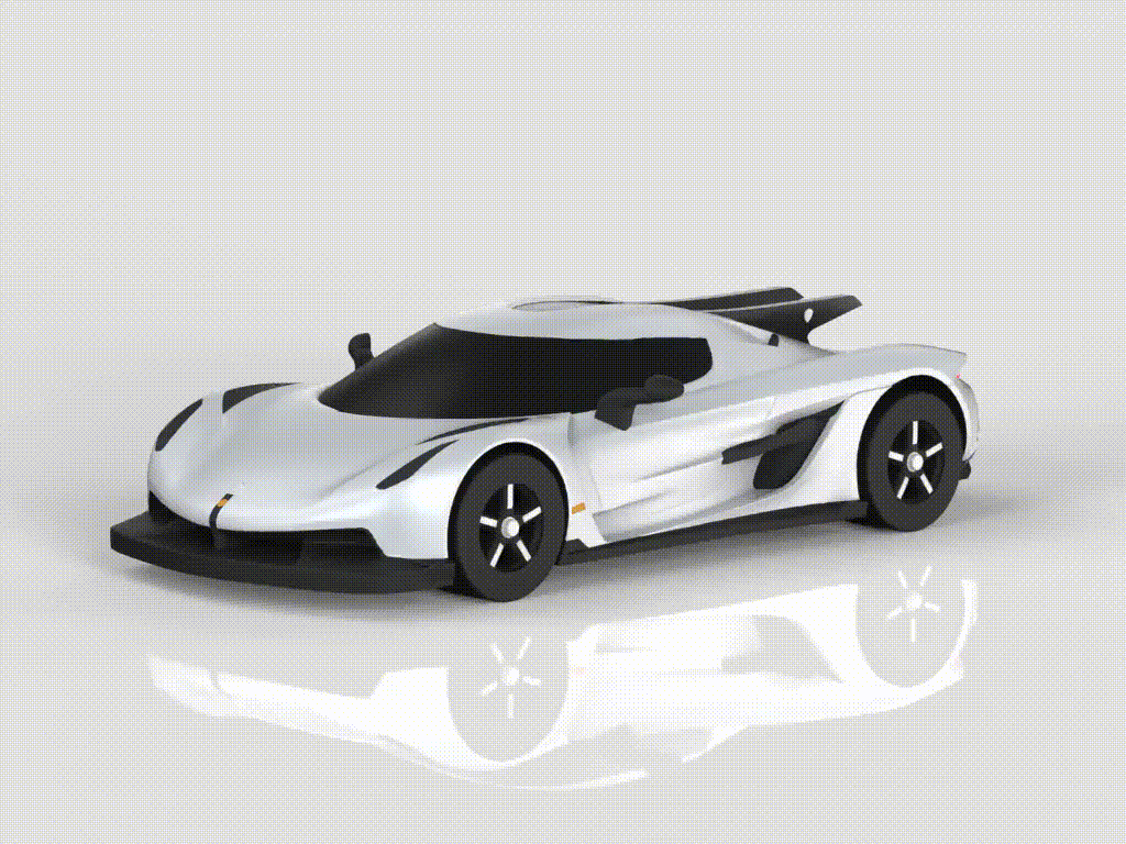 【Koenigsegg】Koenigsegg Jesko Absolute Speed Edition 1:64 Scale Supercar ...