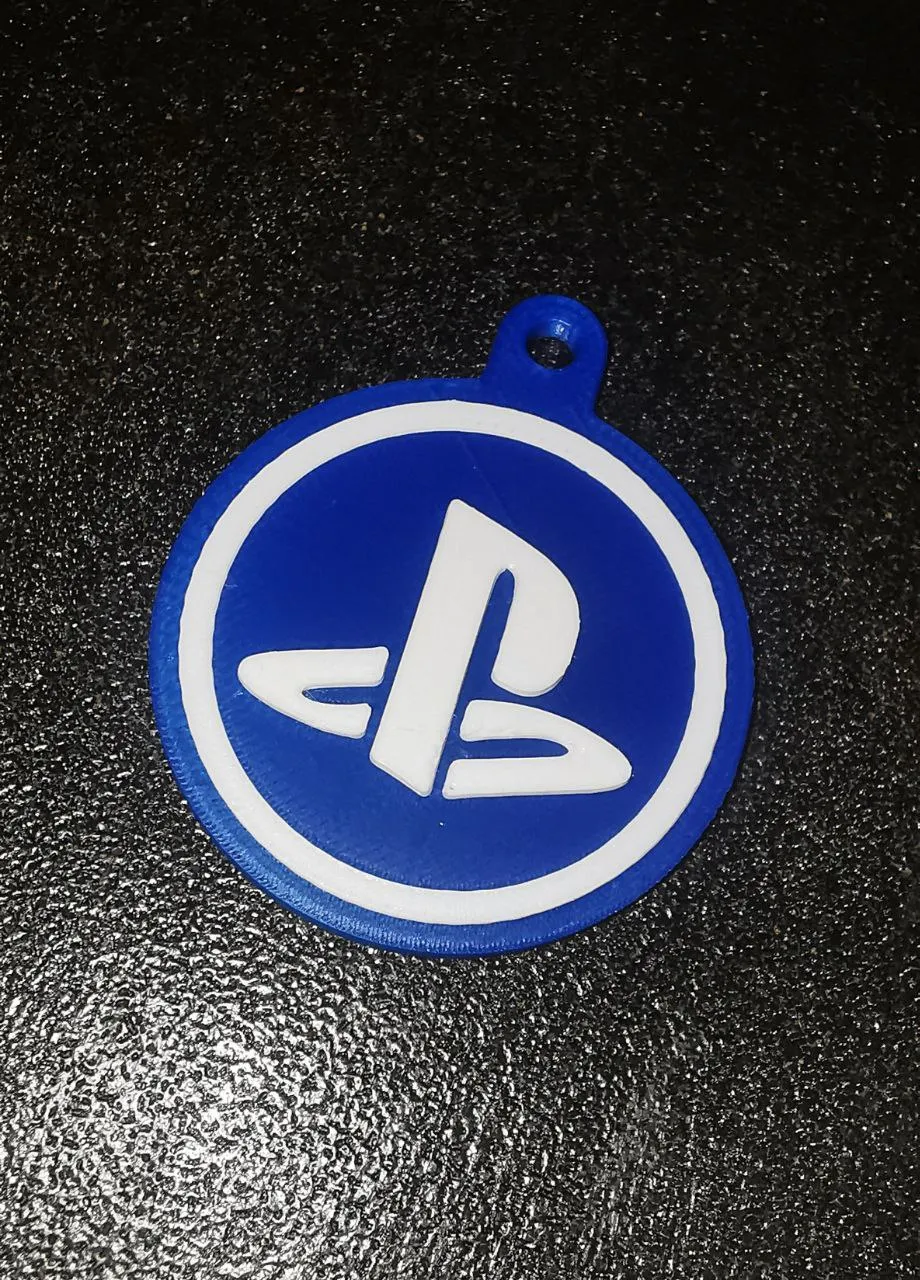 PlayStation Logo Keychain by Upcrid MakerWorld: Download Free 3D Models