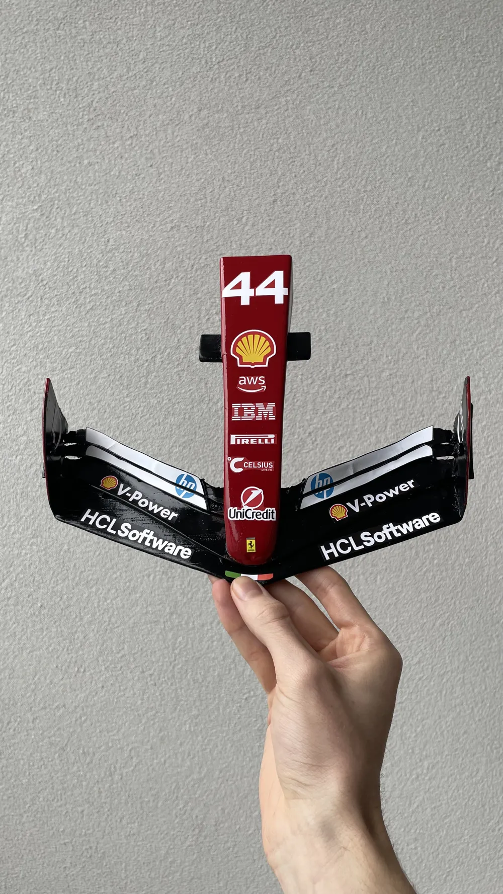 F1 FERRARI SF25 FRONT WING – 1/8 SCALE + stickers - Free 3D Print Model ...