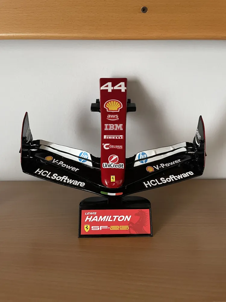 F1 FERRARI SF25 FRONT WING – 1/8 SCALE + stickers - Free 3D Print Model ...
