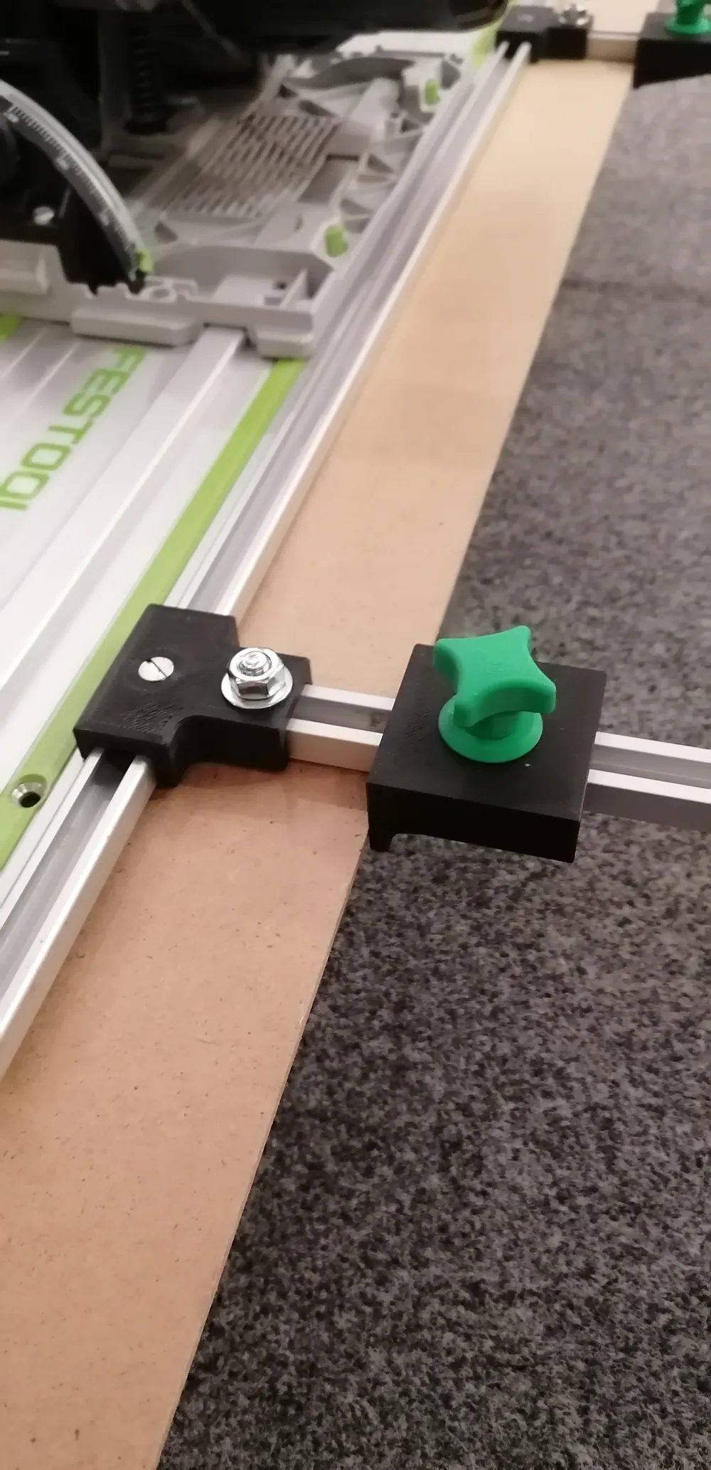 Parallel stop for Festool guide rails by Zwackelmann MakerWorld ...