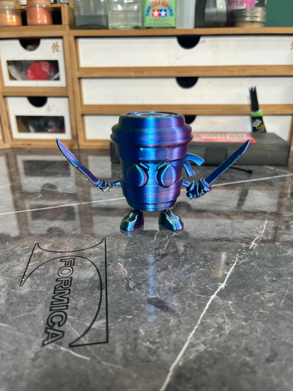 Assassin Cappuccino - Brainrot - POP style - Free 3D Print Model ...