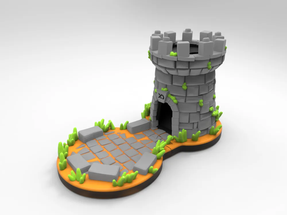 DnD dice Tower - Free 3D Print Model - MakerWorld
