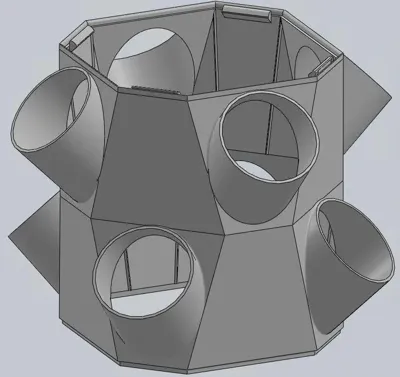 Modular Hydroponics Tower - Free 3D Print Model - MakerWorld