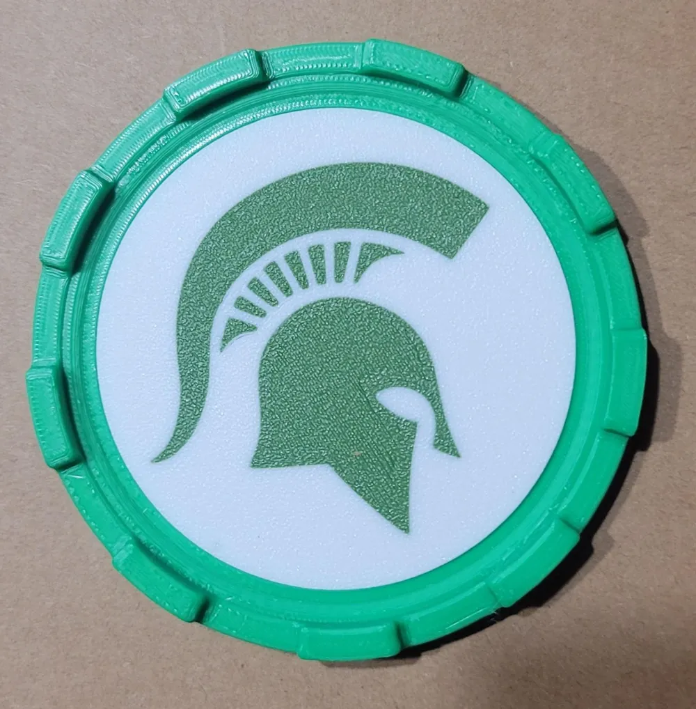 COASTER MASTER INSERT - MICHIGAN STATE by mercadogarzas - MakerWorld