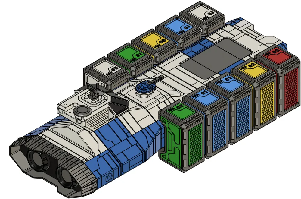 Shipyard - Modular Ship Creator Kit by polymech3d MakerWorld: Download ...
