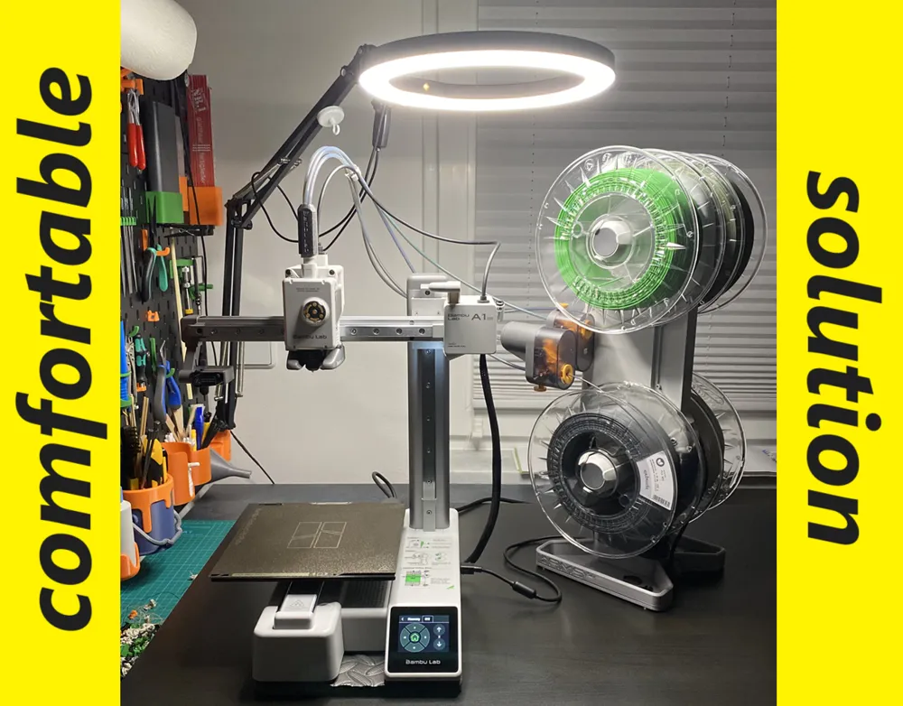 AMS lite vertical Stand Holder by eds_3d_shop MakerWorld: Download Free ...