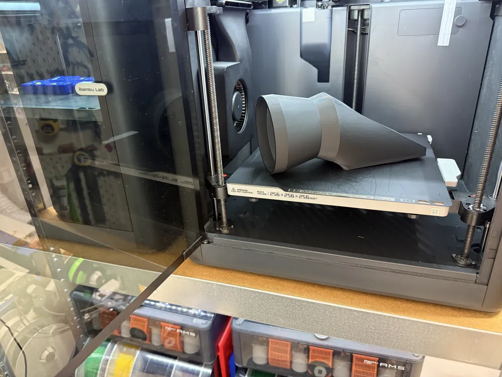 X1C/P1S/P1P Poop Chute 4-Inch Duct - Free 3D Print Model - MakerWorld