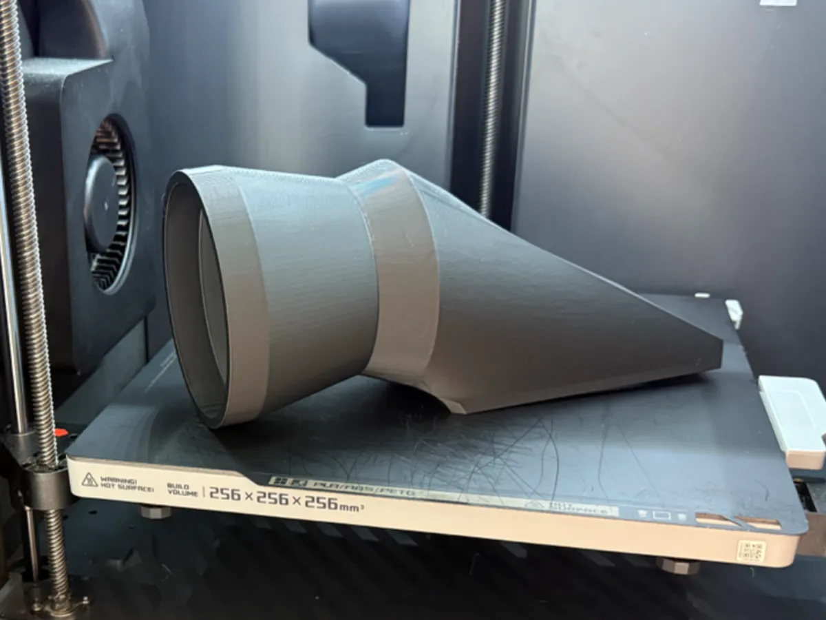 X1C/P1S/P1P Poop Chute 4-Inch Duct - Free 3D Print Model - MakerWorld