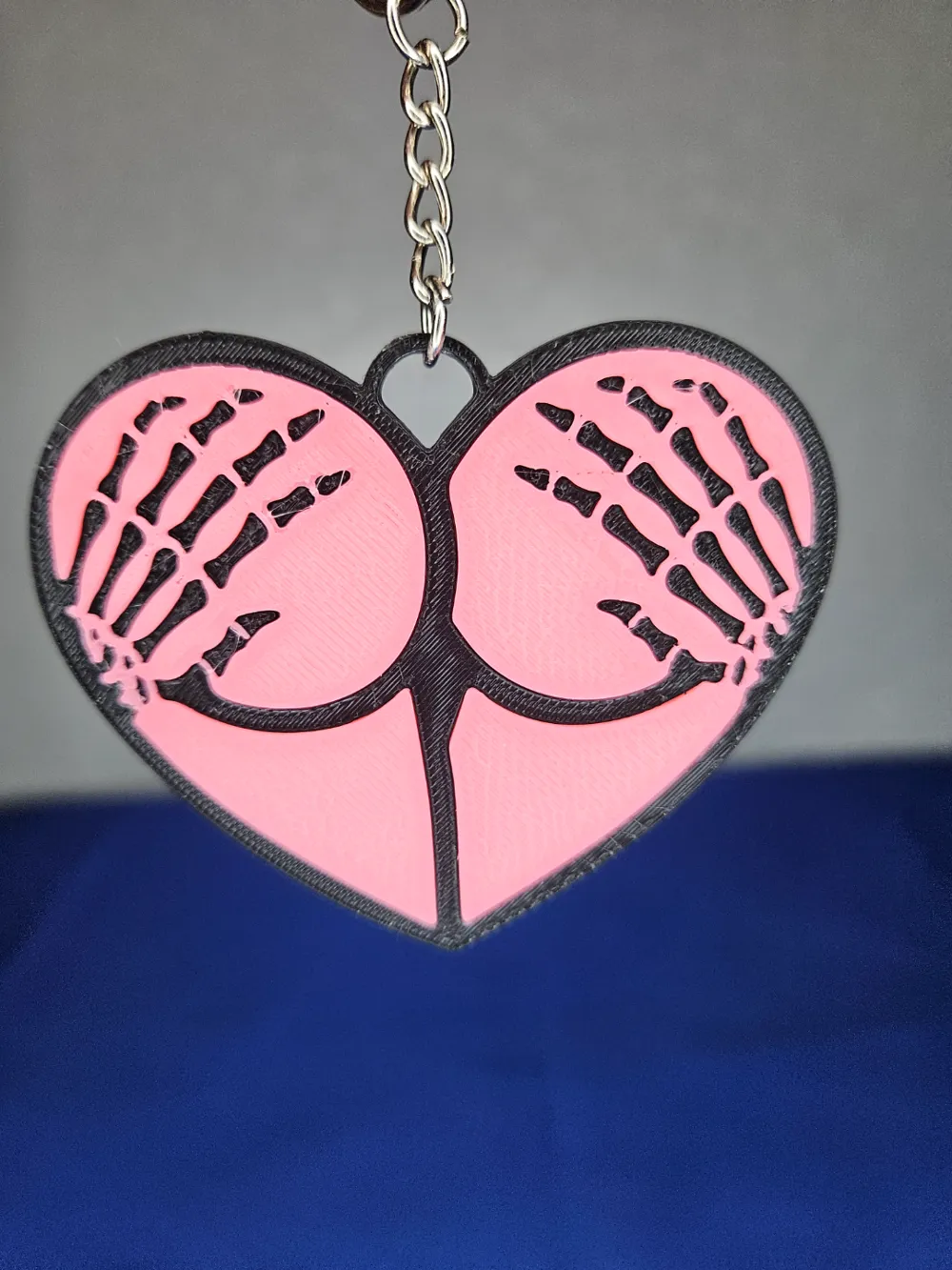 Heart Butt Skeleton Booty Halloween Keychain by NoProblem - MakerWorld