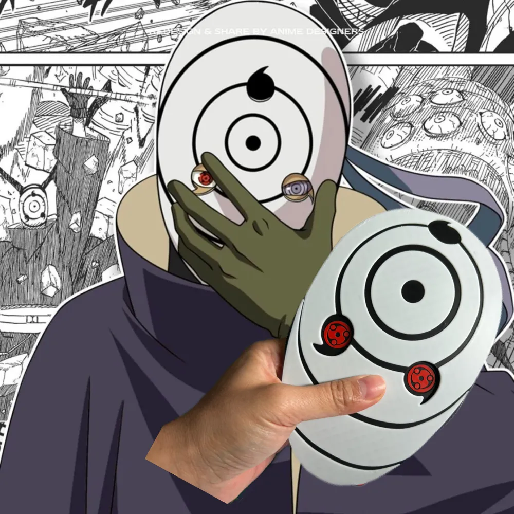 Naruto Obito Mask Sharingan Kaleidoscope Page Turner Easy Assembly No ...