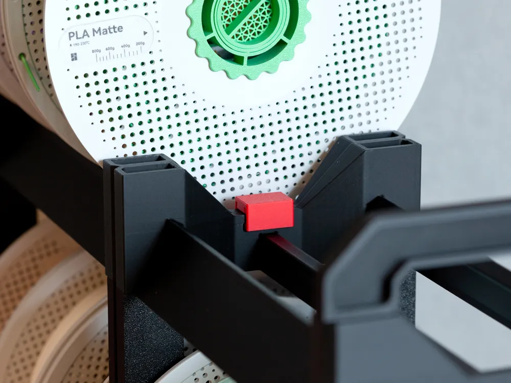 Sturdy Modular Filament Spool Rack Fully Printable by Antiphrasis ...