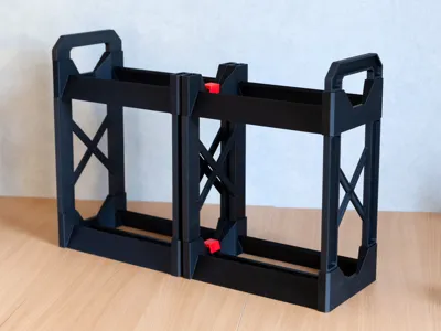 Sturdy Modular Filament Spool Rack Fully Printable by Antiphrasis ...