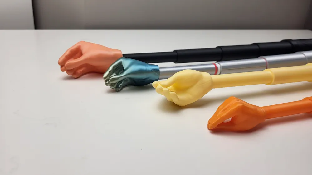 Italian Hand Saber (Collapsible)| Gesture 02 - Free 3D Print Model ...