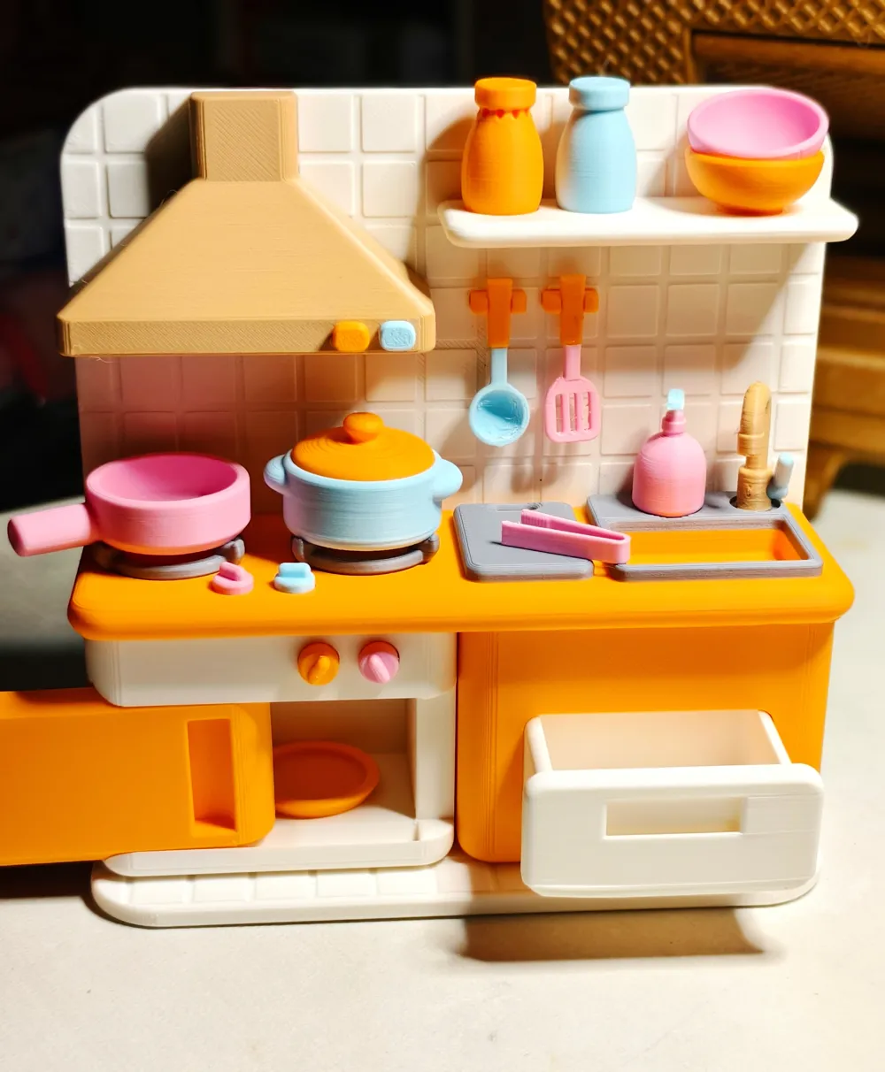 Mini Kitchen Refrigerator Magnet - Free 3D Print Model - MakerWorld