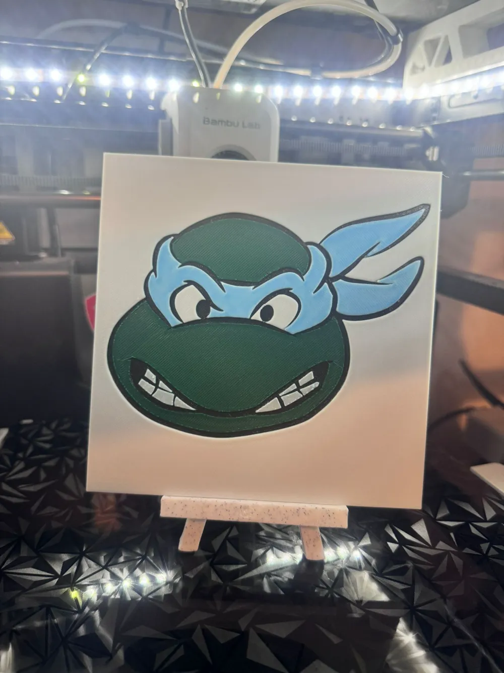 ninja turtle Leonardo hueforge by Fatalchaos25 - MakerWorld