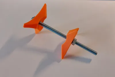 Fillament Spool to Drill Adapter with M8 Rod by Simple - MakerWorld